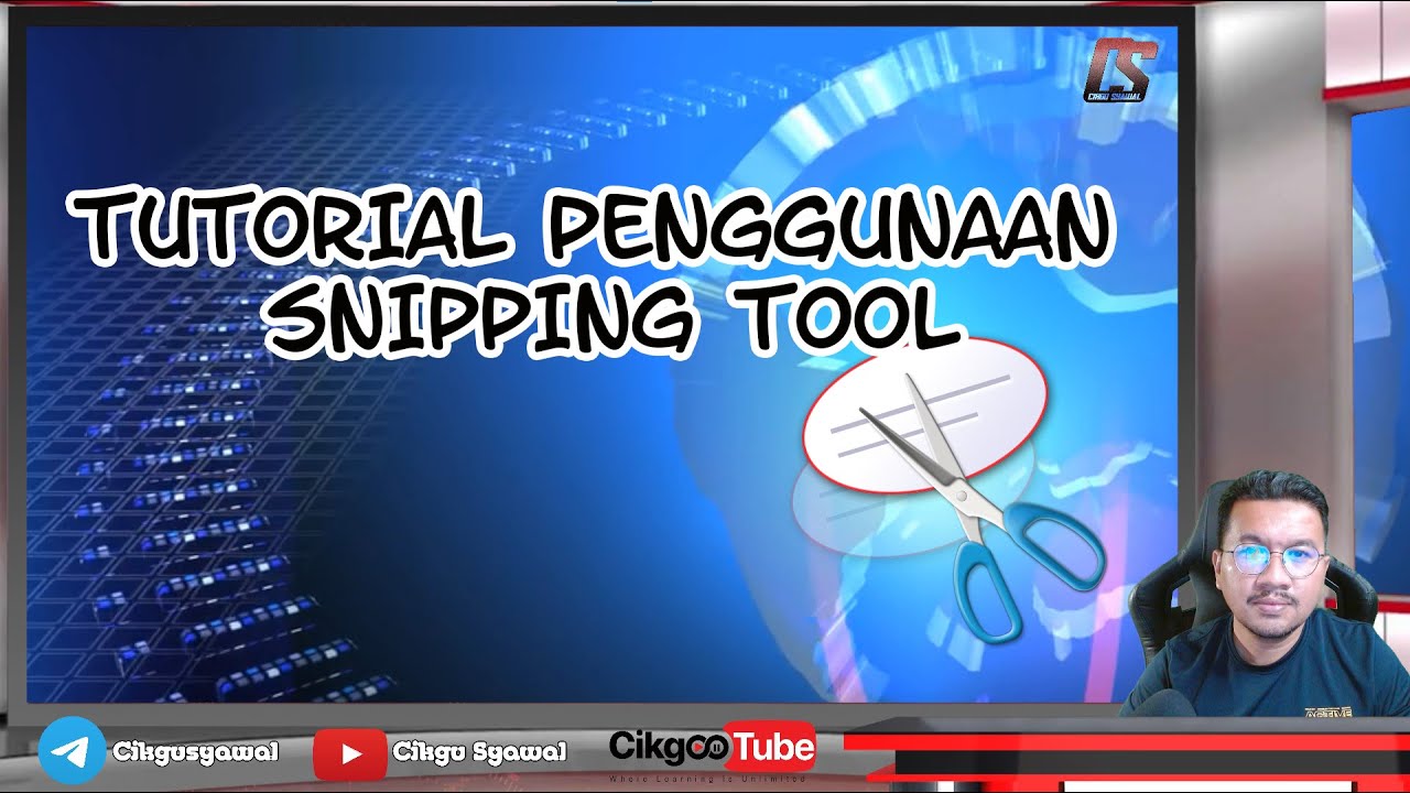 Tutorial Penggunaan Aplikasi Snipping Tool - YouTube