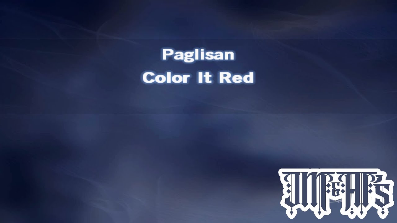 Paglisan [ Karaoke Version ] Color It Red - YouTube