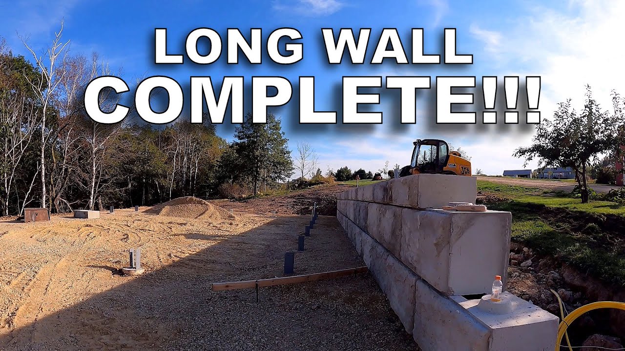 Last of Massive Retaining Wall Blocks Delivered ― Long Wall Complete ...