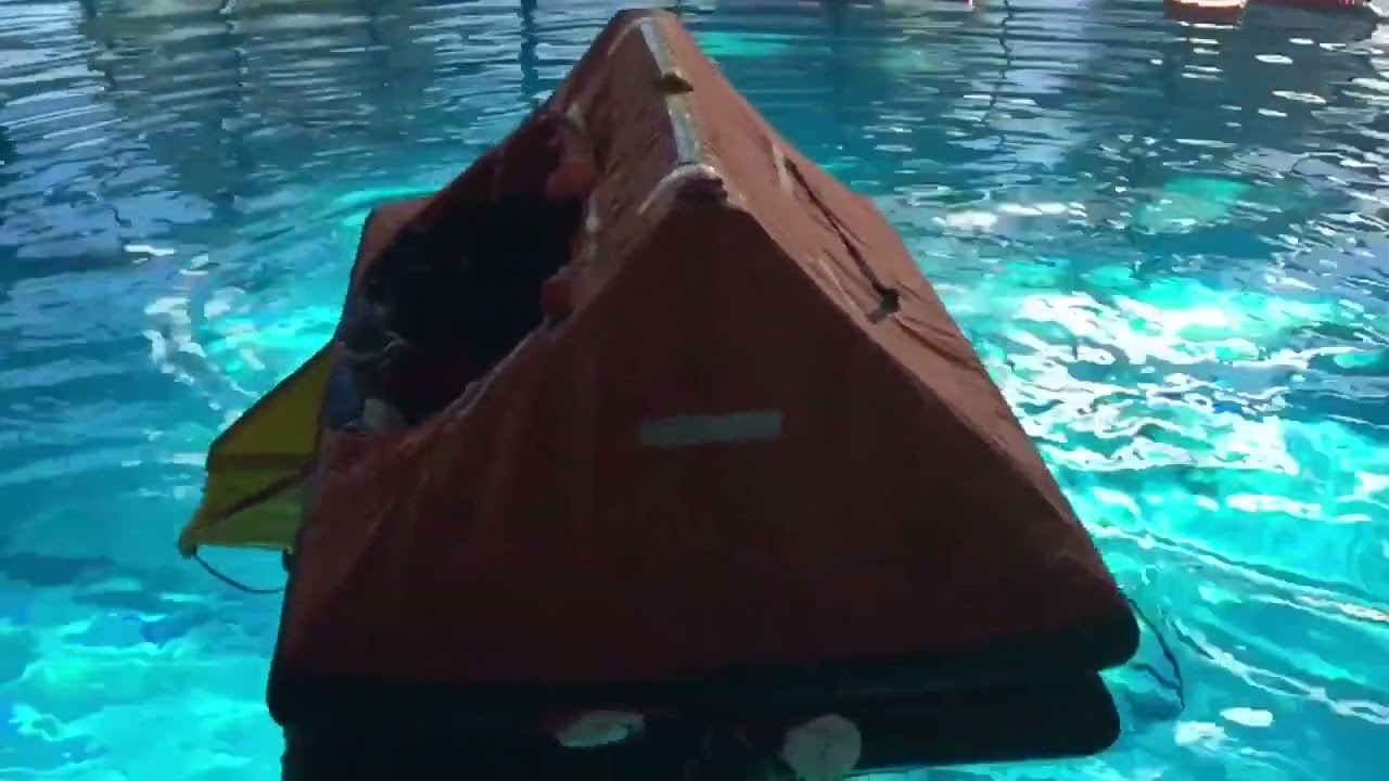 Bagaimanakah cara kerja Inflatable Liferaft di Kapal, jika terjadi ...