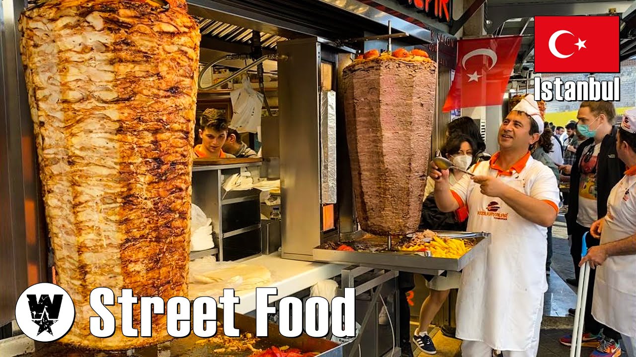 The Most Famous Döner Kebab in Istanbul | Insane Street Food in Turkey ...