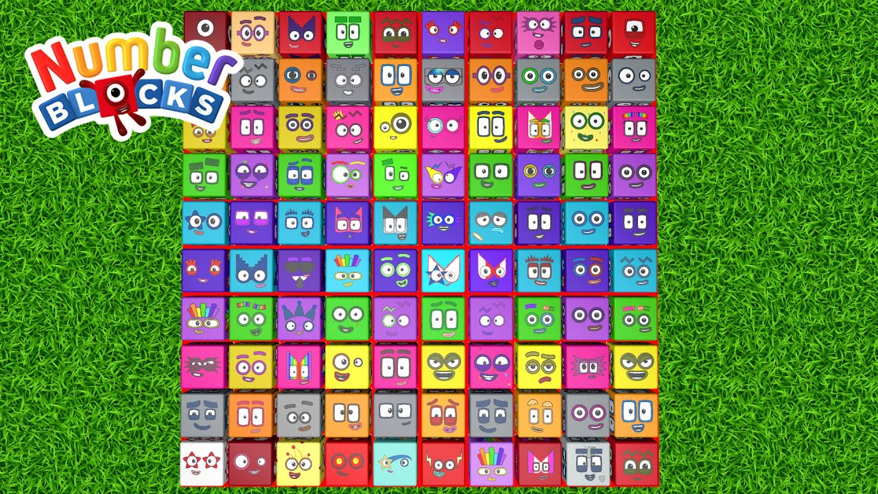 🔴 Numberblocks 1 to 100 Cube - Count to 100 Song - Learn to Count to ...