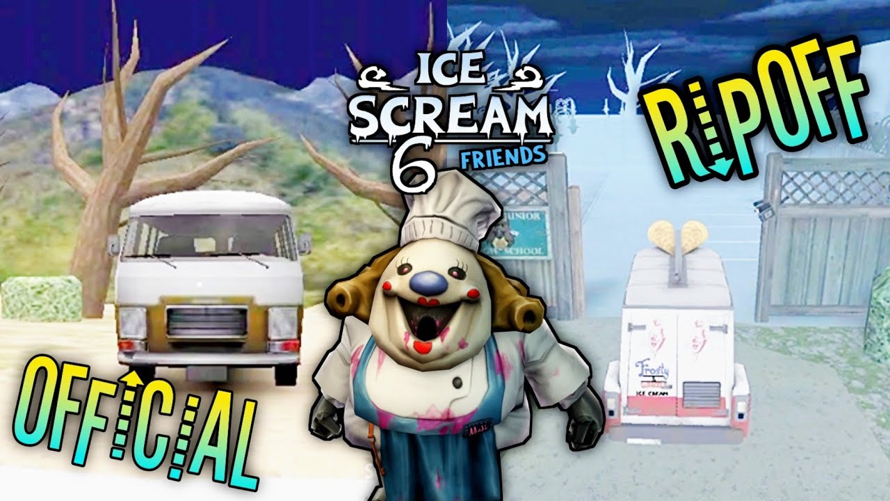 Ice Scream 6 Official Evil Nun's School Vs Ice Scream 6 Ripoff Evil Nun ...