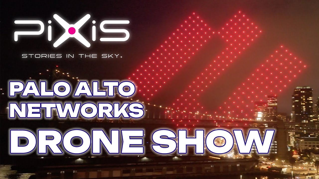Browse Bravely Drone Show | Palo Alto Networks x Pixis Drones - YouTube