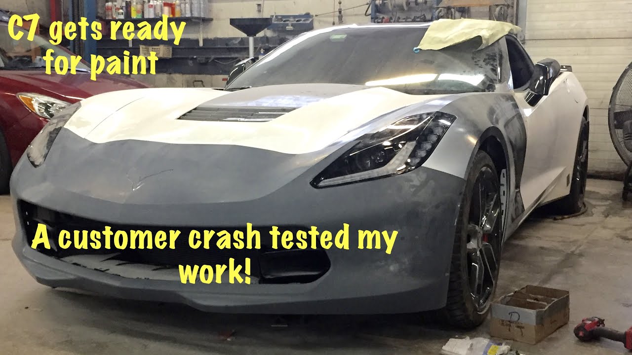 Getting the C7 build ready for paint, fixing a mistake and a past build ...