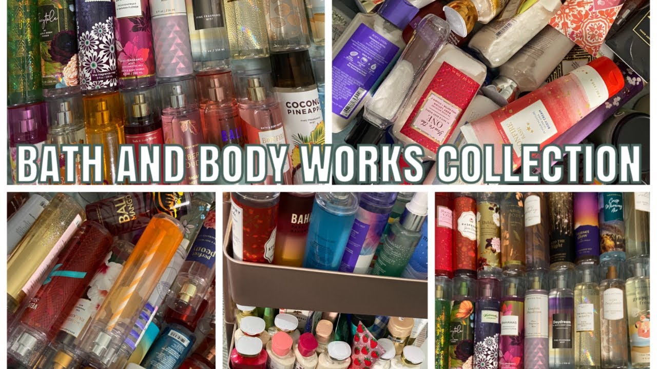MY HUGE BATH AND BODY WORKS COLLECTION/MISSNATURALSHAY - YouTube