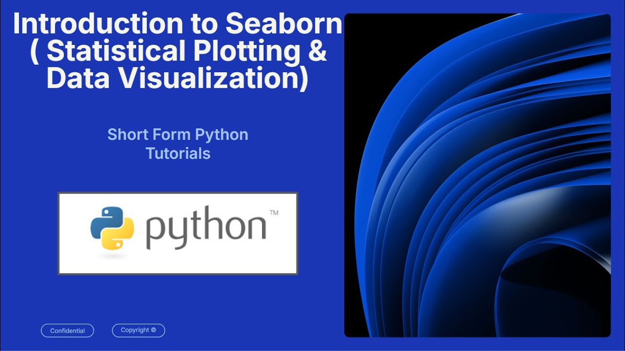 How to Use Seaborn for Statistical Plotting & Data Visualization | Python Tutorial - YouTube
