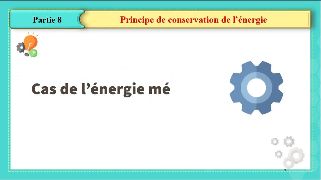 G11S Ch11 Partie 2 Travail et energie Vid 8 FR 20 21 - YouTube