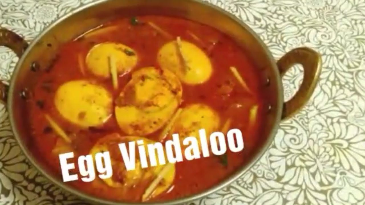 Egg Vindaloo recipe- tasy and spicy Recipe!! Goan Recipe - YouTube