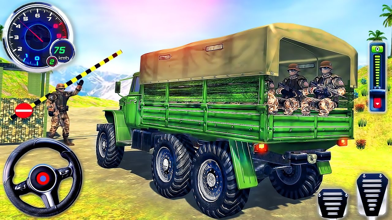 US Army Truck Driver Simulator 3D - Offroad Military Transporter ...