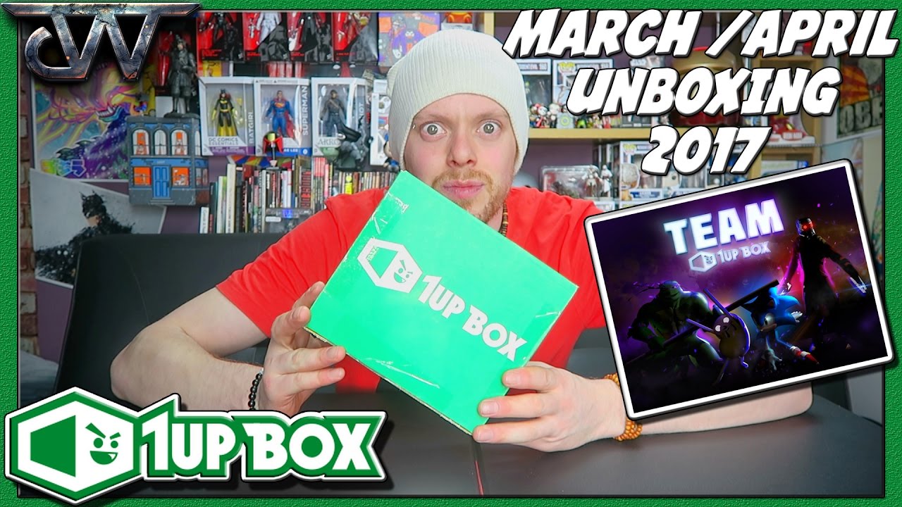 1up Box Unboxing March / APRIL 2017 | Team Up - YouTube