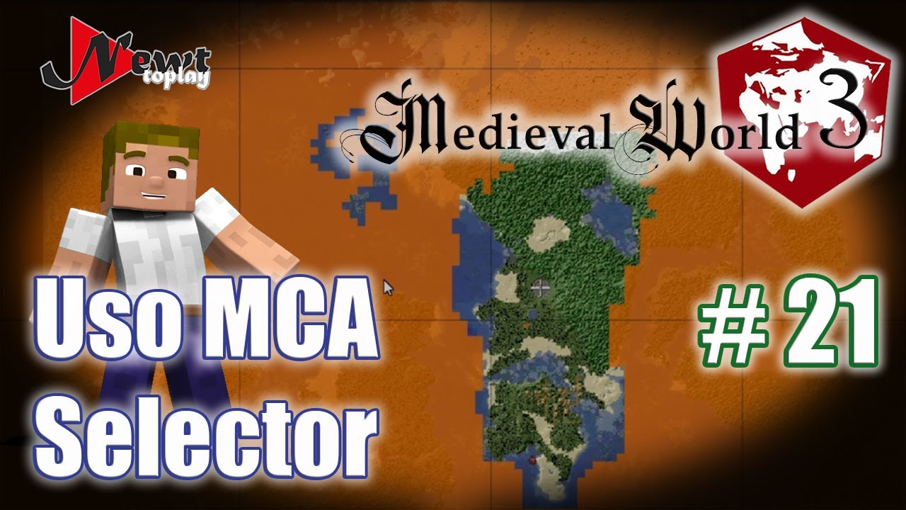 ¡Uso MCA Selector y Me Preparo para el End! 🗺️ - #21 MEDIEVAL WORLD 3 Serie Minecraft - YouTube
