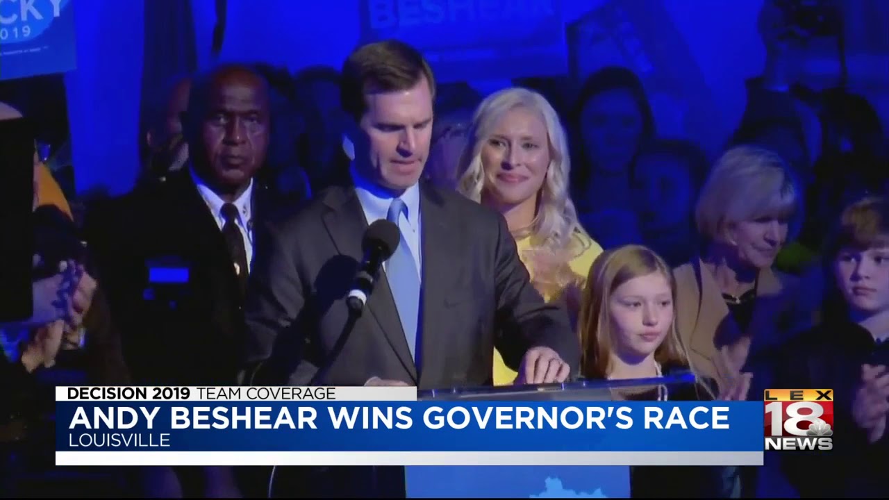 Andy Beshear Wins Governor's Race - YouTube