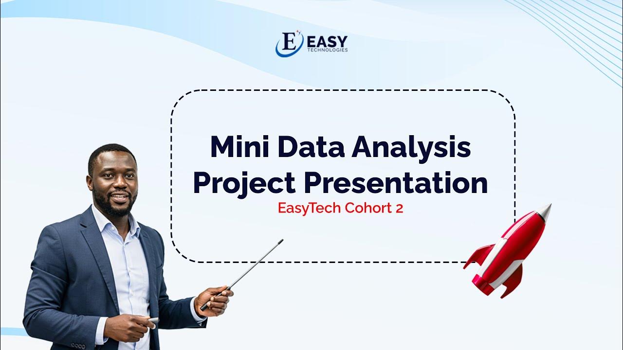 EasyTech Cohort 2 Mini Data Analysis Project Presentation - YouTube
