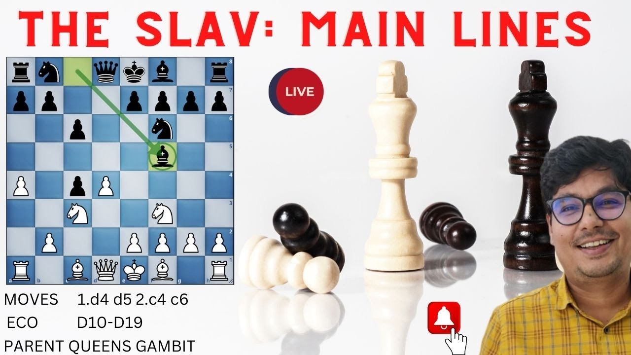 How to play Queens Gambit | Slav Variation Main line - YouTube