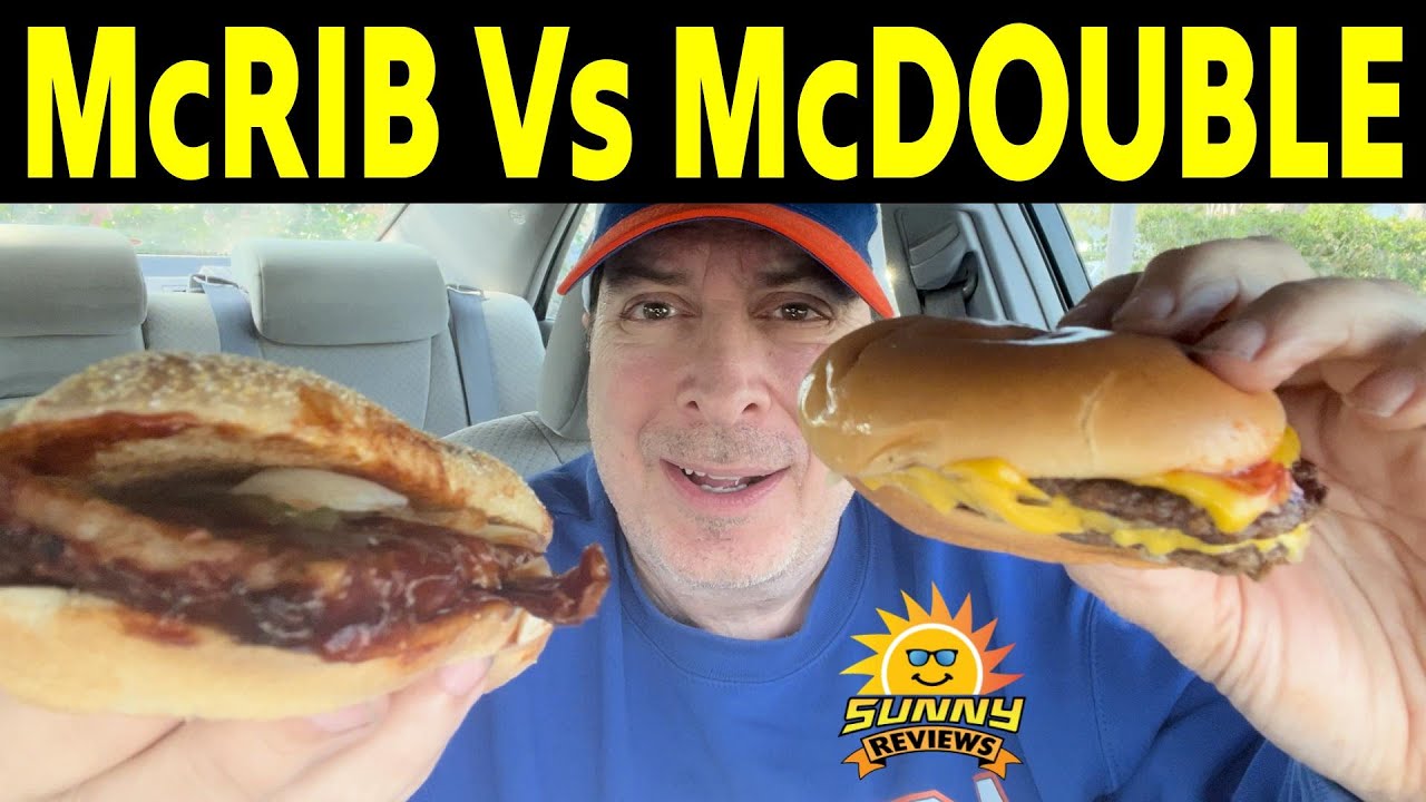 McRib Vs McDouble??? - YouTube