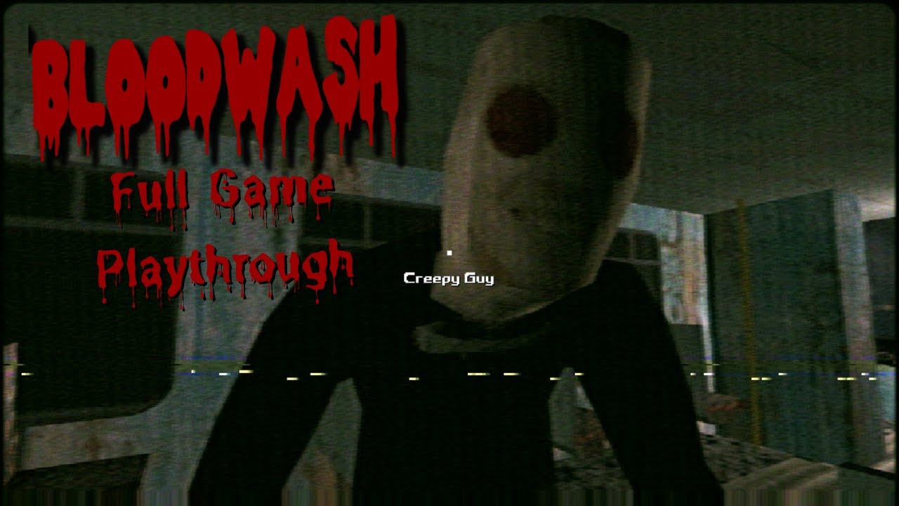 Bloodwash Full Game [4K 60FPS] - Indie Horror - No Commentary - YouTube