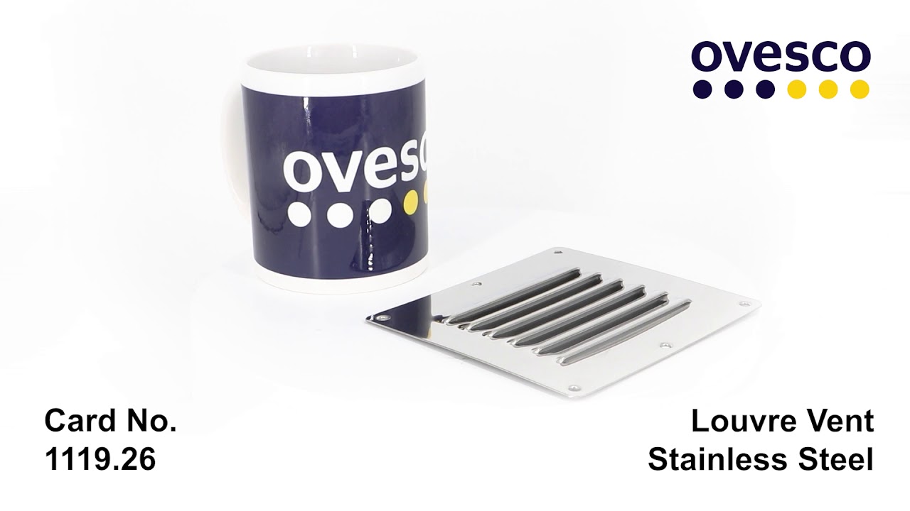1119.26 - Louvre Vent Stainless Steel 504 - YouTube