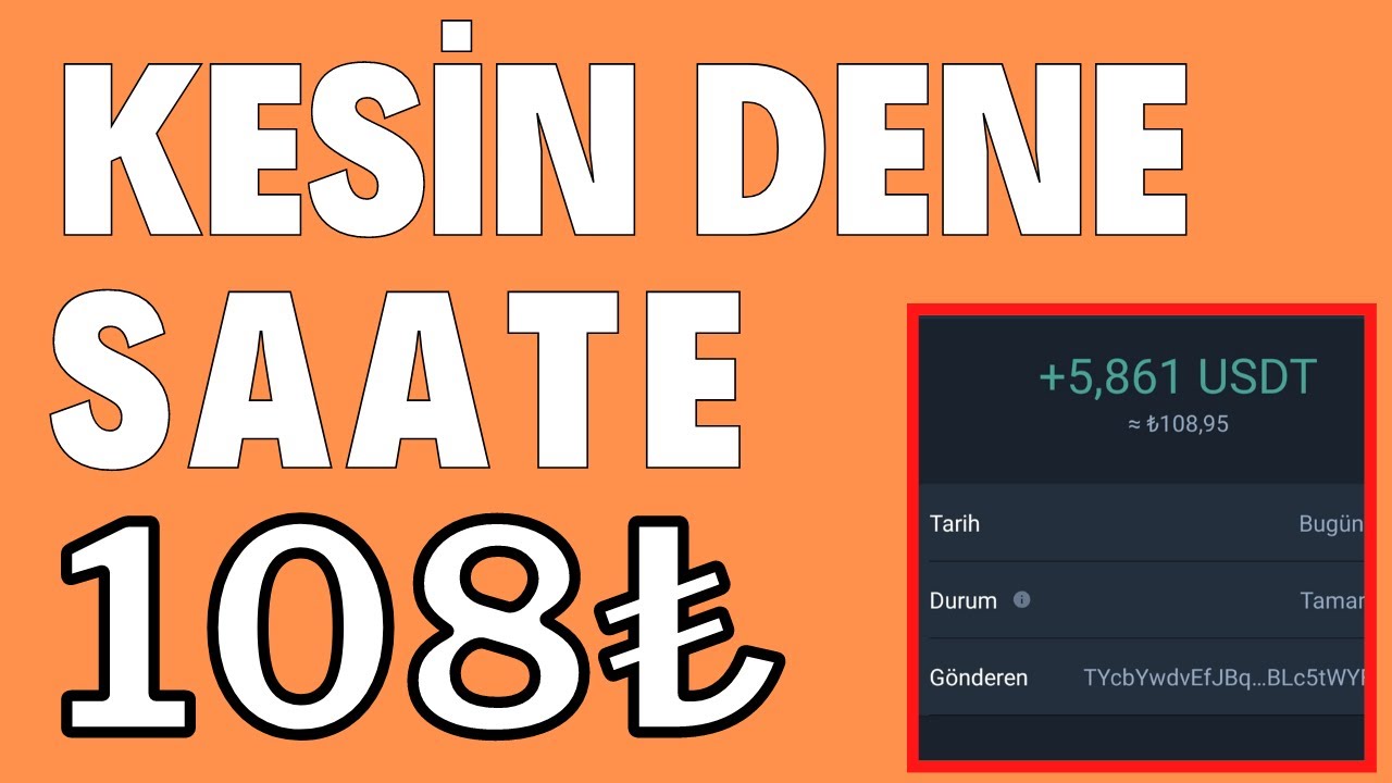 Yeni Site Saate 108₺ Kazan - (KANITLI VİDEO ) İnternetten Para Kazanma ...