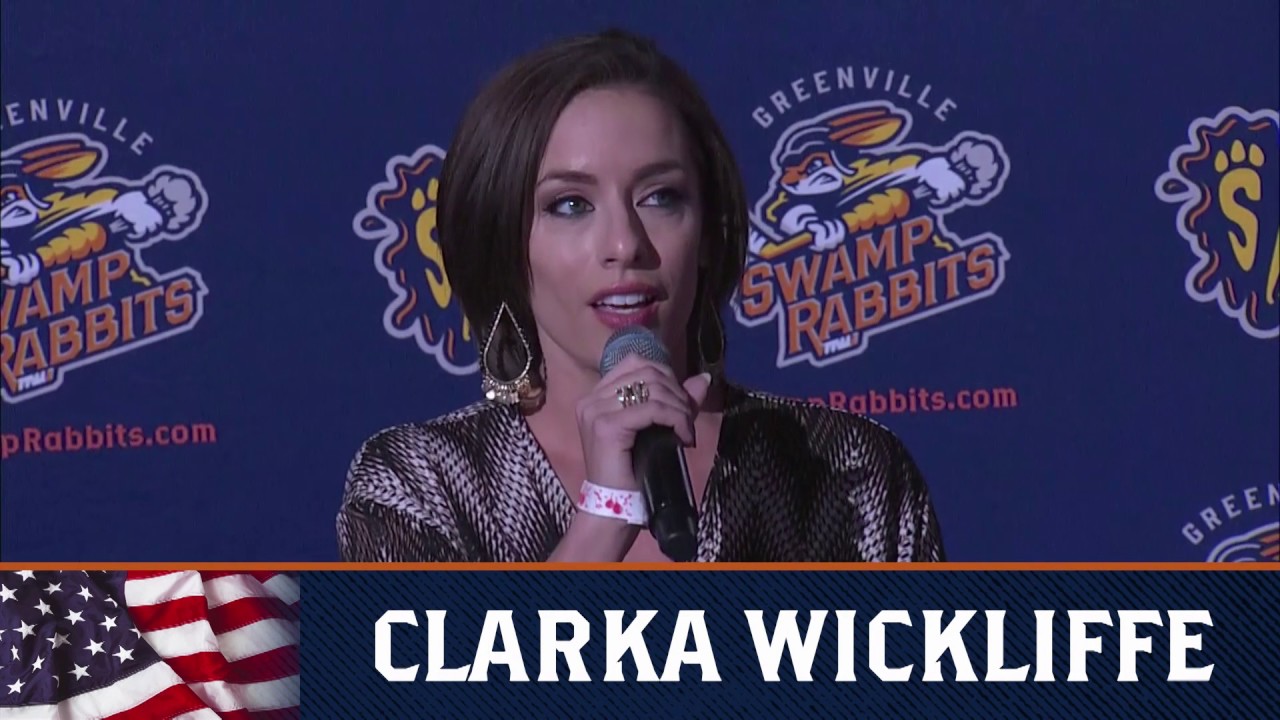 Clarka Wickliffe - National Anthem 4/2/17 - YouTube