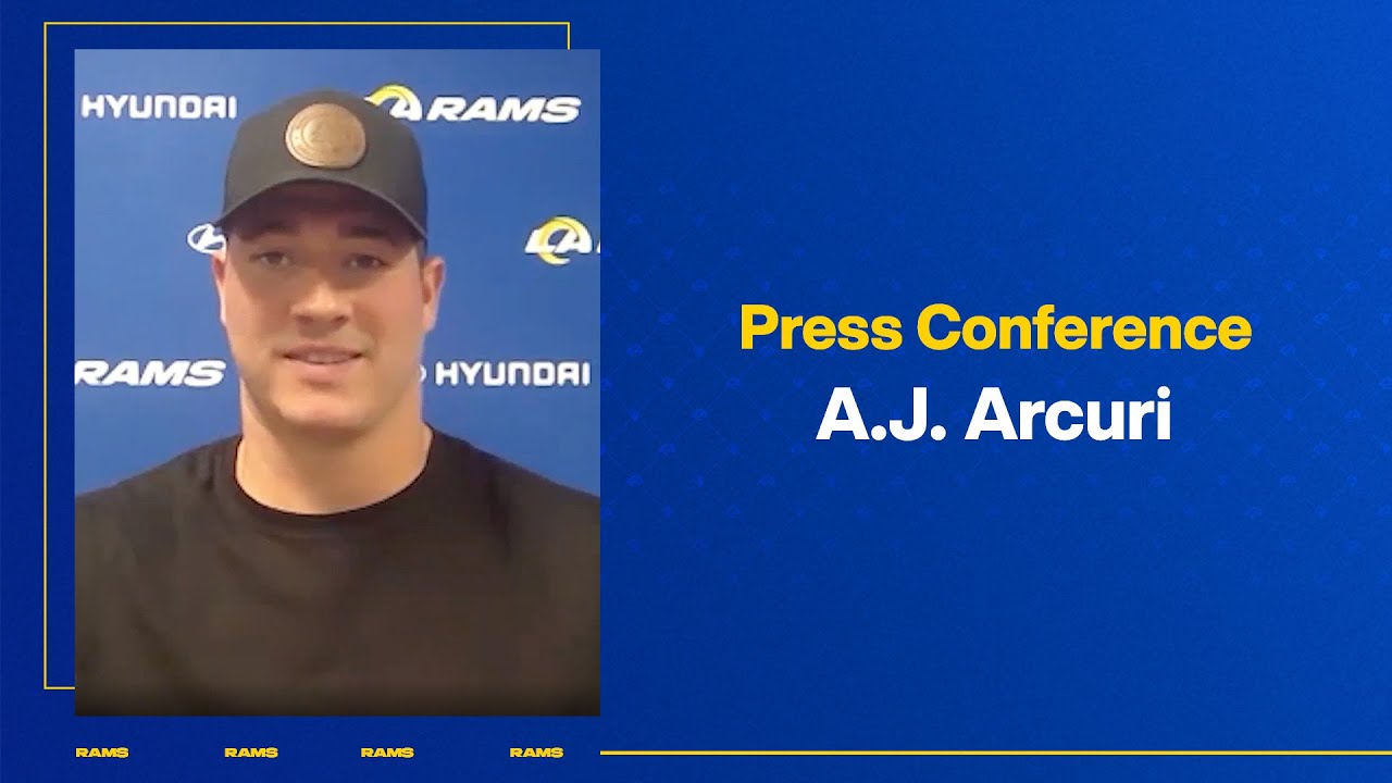 Rams Rookie OT A.J. Arcuri On Making His First NFL Start Against The ...