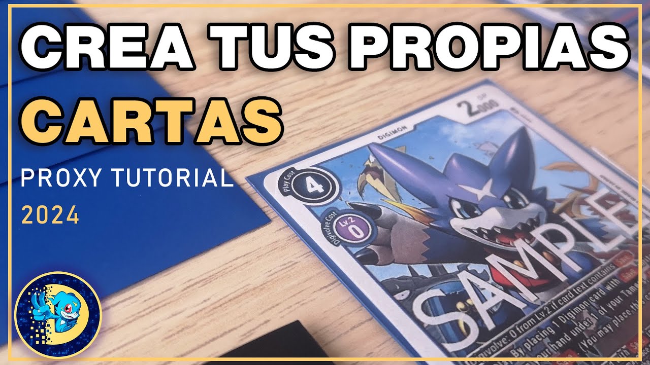 CÓMO HACER NUESTRAS CARTAS DE DIGIMON TCG | PROXIES | TUTORIAL | 2023 - YouTube