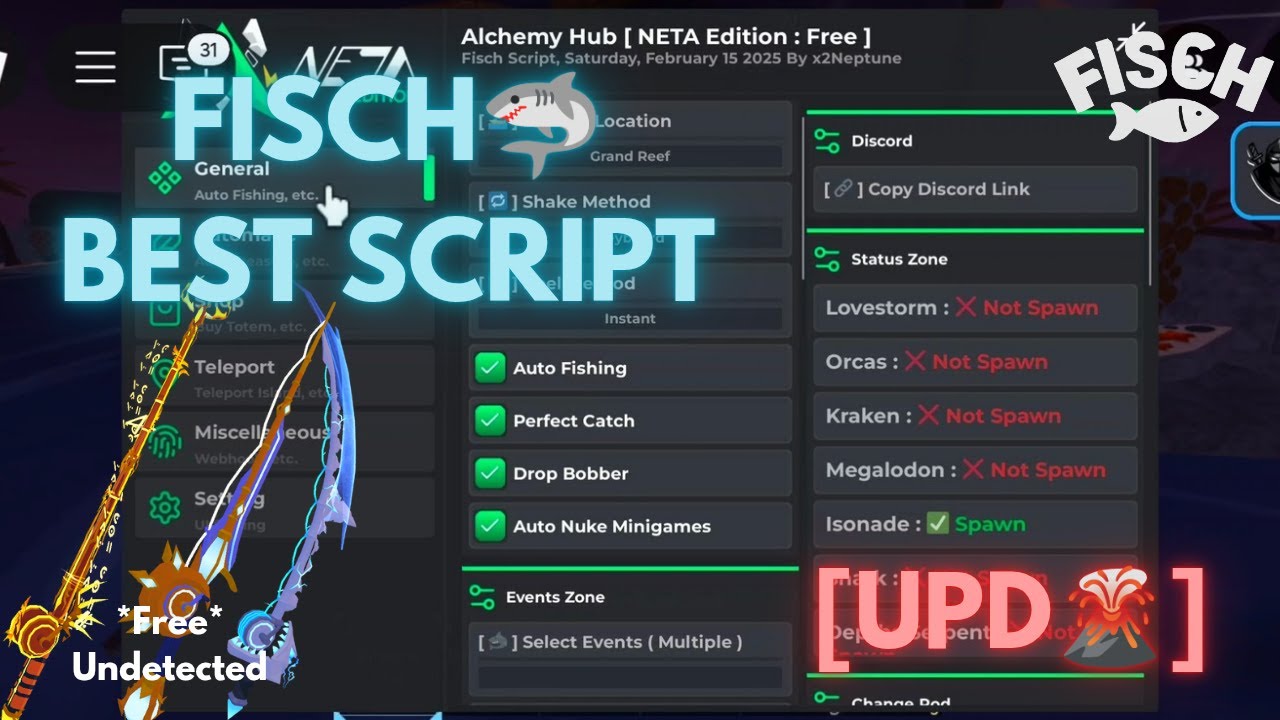 🌋NEW Alchemy Hub Fisch Script – Auto Farm, Fast Catch & More! - YouTube