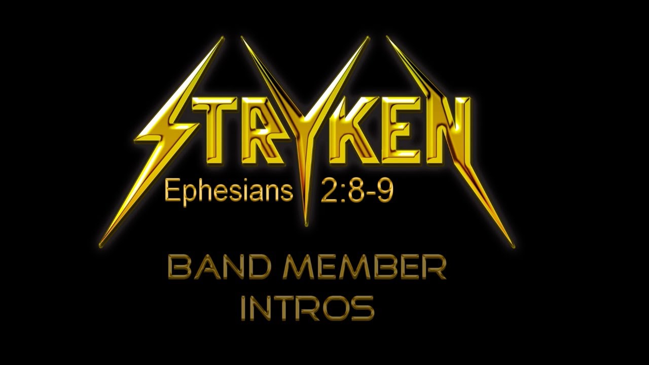 STRYKEN Band Member Intros (LIVE With Lyrics) - YouTube
