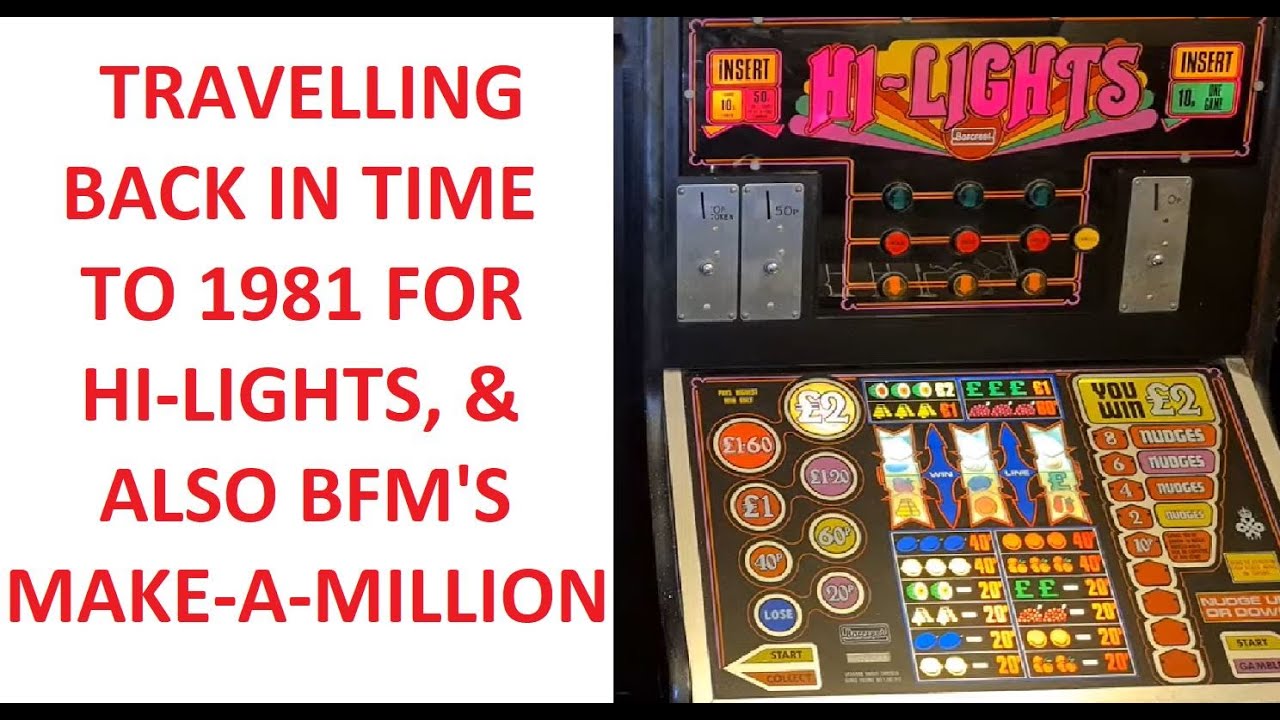 BFM's Make-A-Million & Barcrest's Hi-Lights - MPU2 From 1981, And A ...