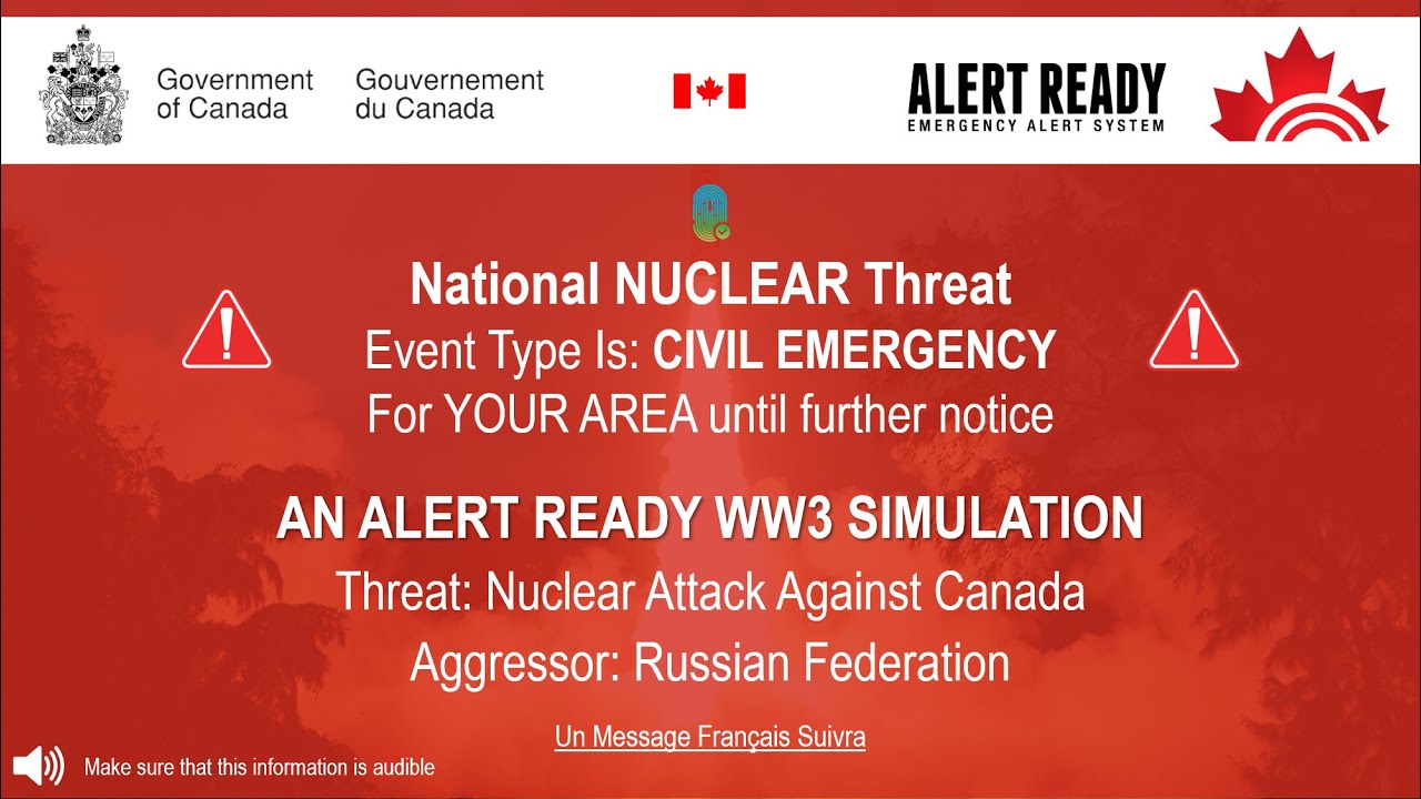 Canada Nuclear Alert Ready Simulation - YouTube