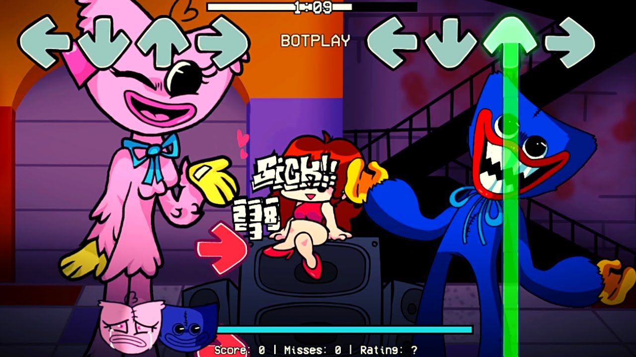 Kissy Missy Vs Huggy Wuggy || Poppy Playtime Kissy Missy || FNF Vs ...