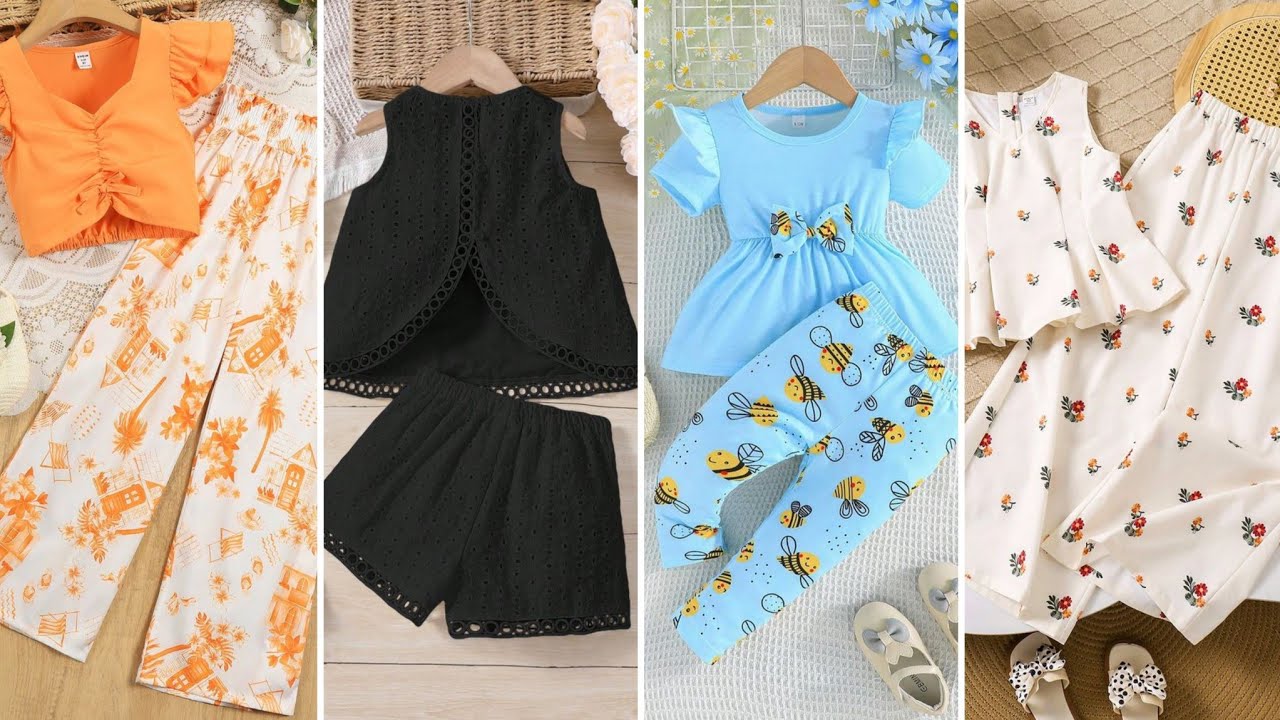 Trending beautiful shirt and plazo trouser for baby girls 2025 - YouTube