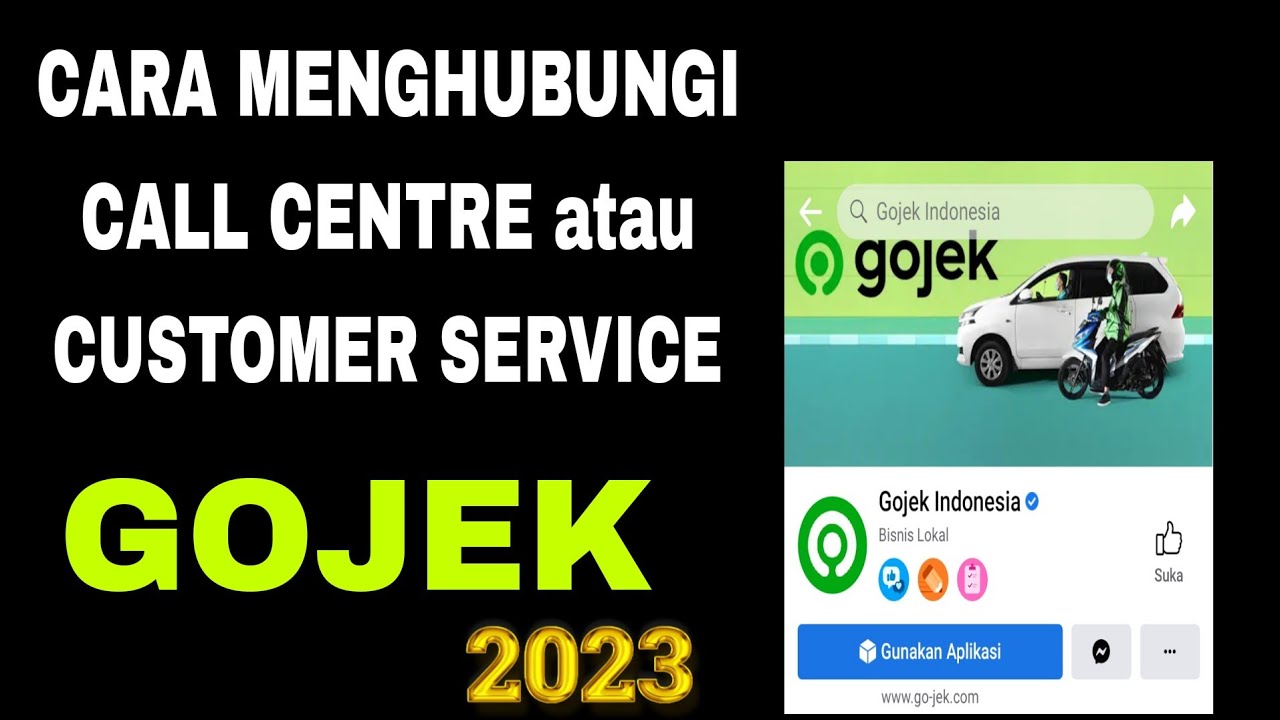 Cara Menghubungi Call Centre atau Customer Service GO-JEK 2023 - YouTube