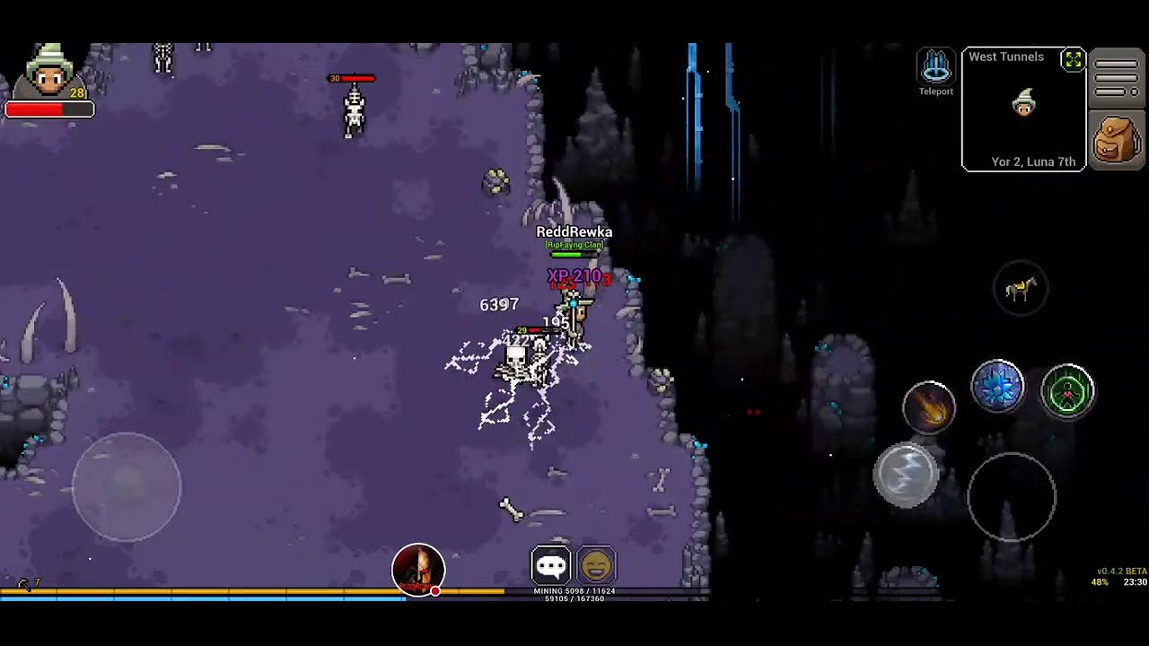 level 28 mage gameplay grinding dogs - YouTube