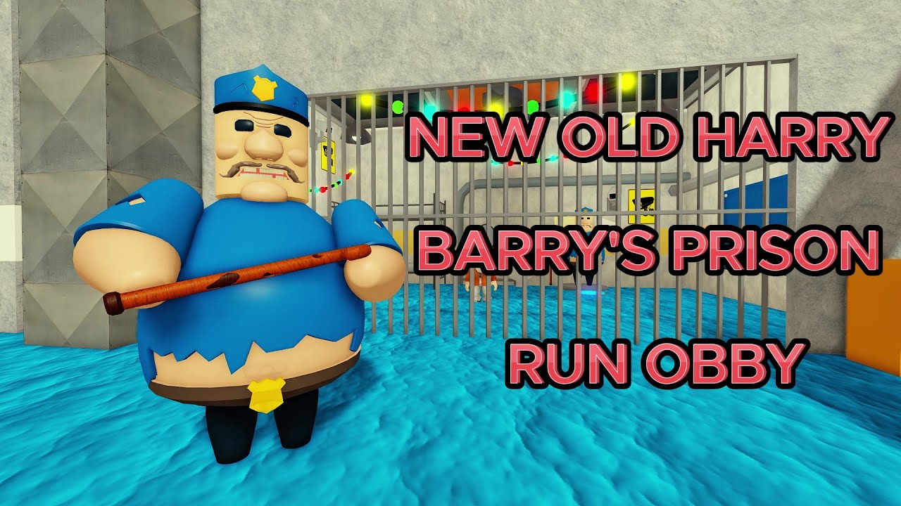 New Old Harry Barry's Prison Run Obby! Roblox Game Walkthrough! - YouTube