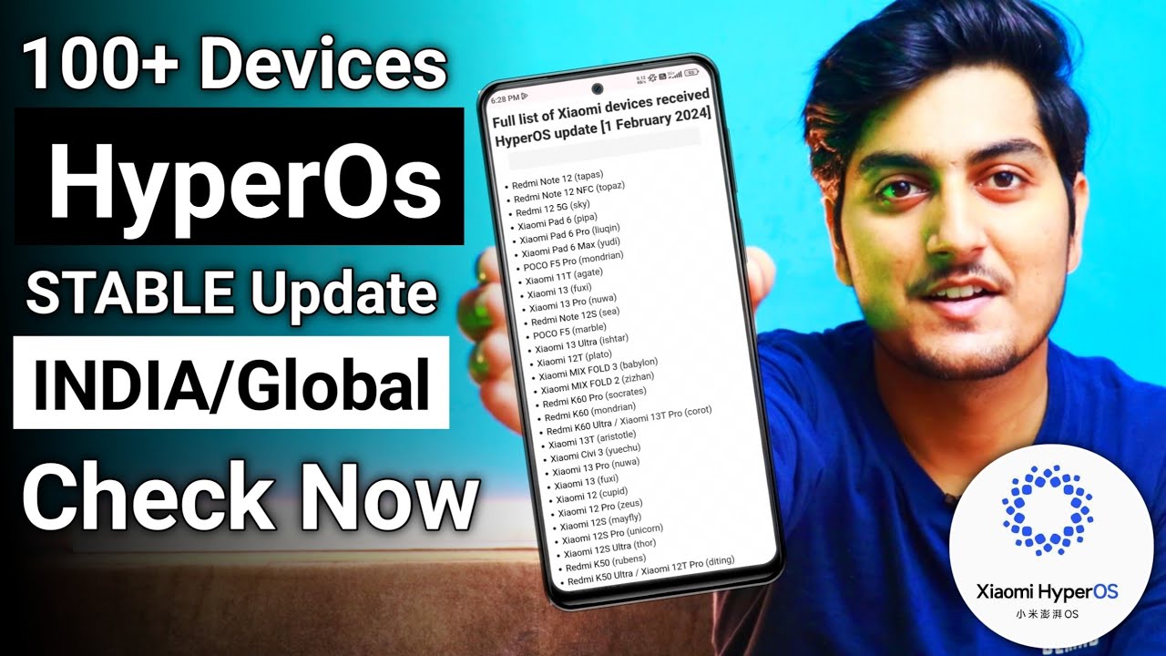 XIAOMI HyperOs 100+ Devices OFFICIAL stable Update is Here - YouTube