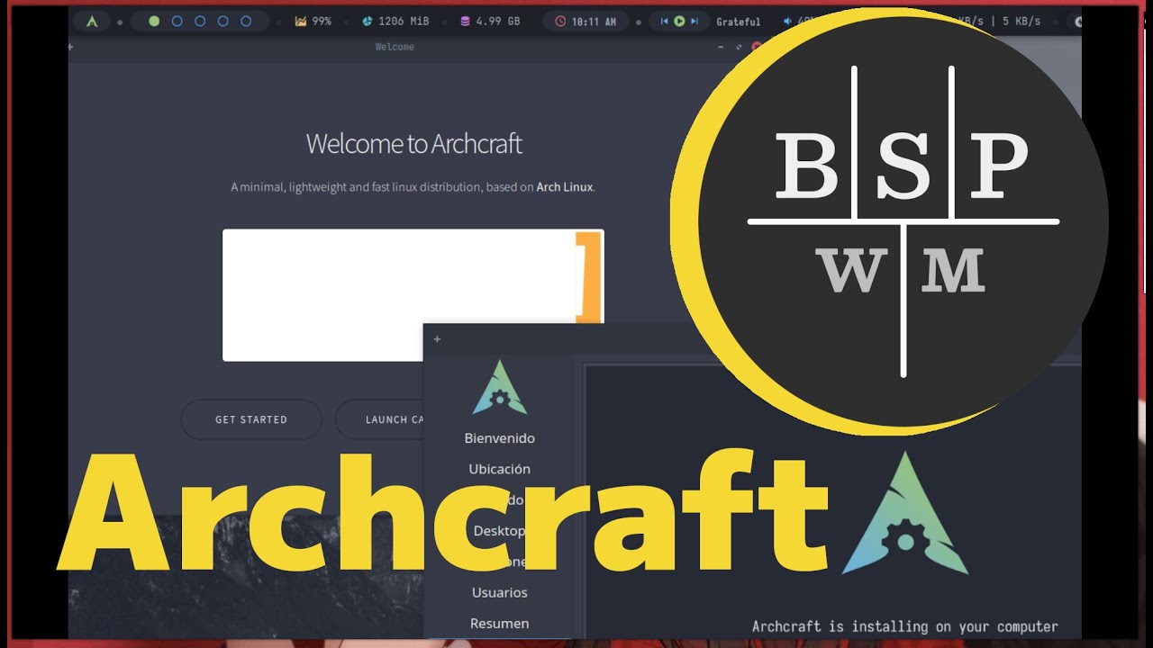 Archcraft - BSPWM - Arch Linux con un Tiling Window FULL Configurado ...