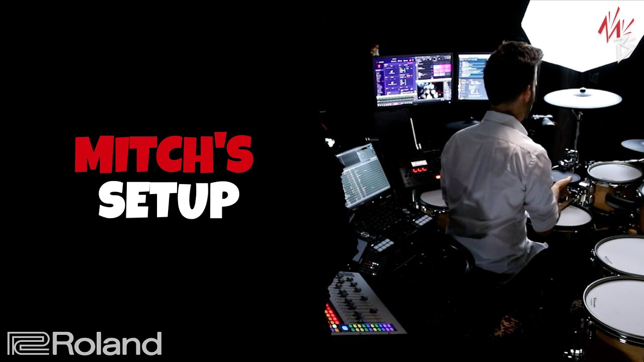 Mitch's Streaming Studio Setup (ft. Roland VAD706 & SPD-SX Pro) - YouTube