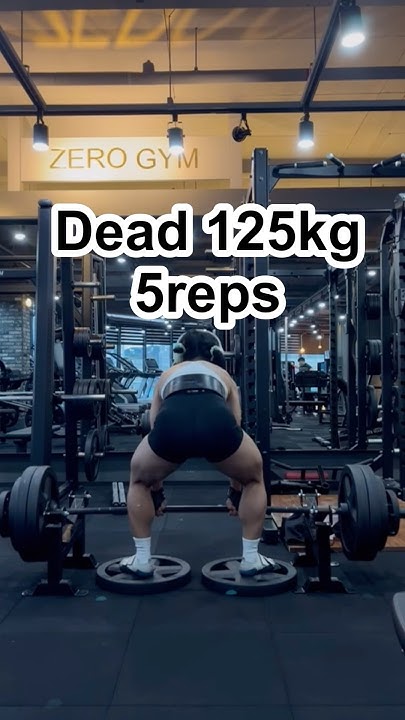 여자 데드125kg 5개 - YouTube