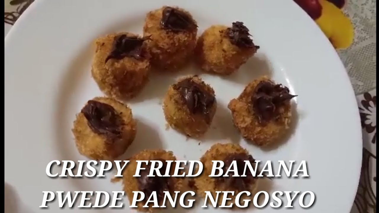 Crispy fried banana without lumpia wrapper. - YouTube