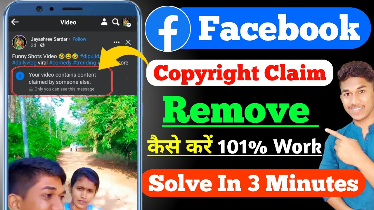 How to Remove Facebook Copyright Claim |Your Video Contains Content ...