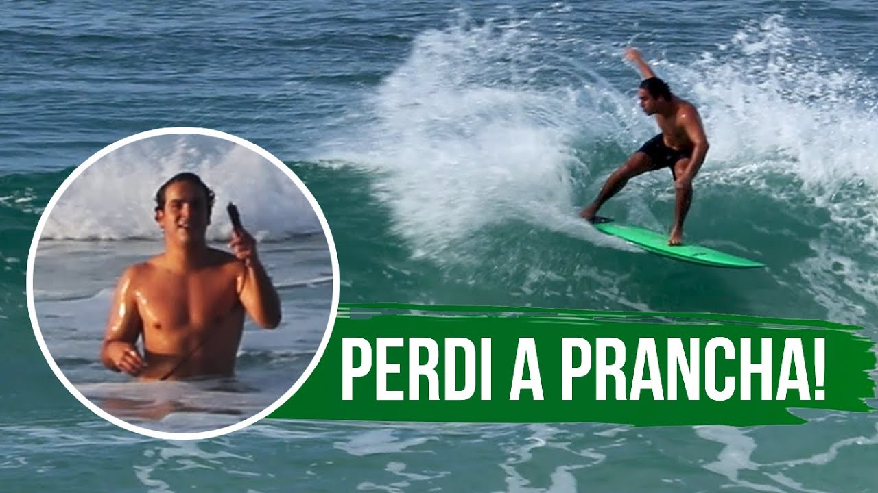 PERDI A PRANCHA SURFANDO NO MELHOR LUGAR DO MUNDO! || Pedro Brasil ...