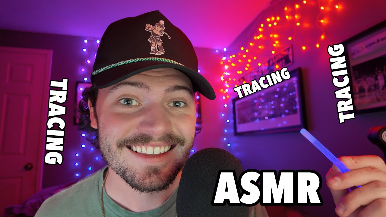ASMR Tingly Tracing and Mouth Sounds - YouTube
