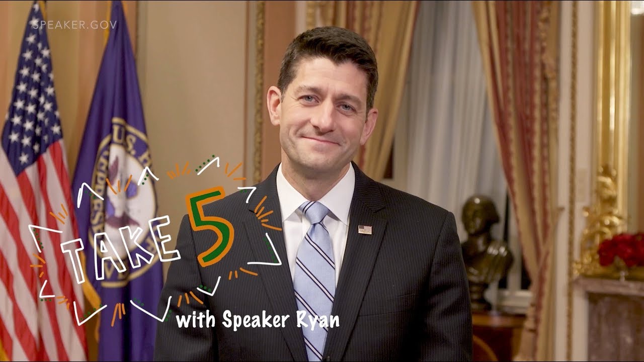 Take 5 with Speaker Ryan, Thanksgiving Episode - YouTube