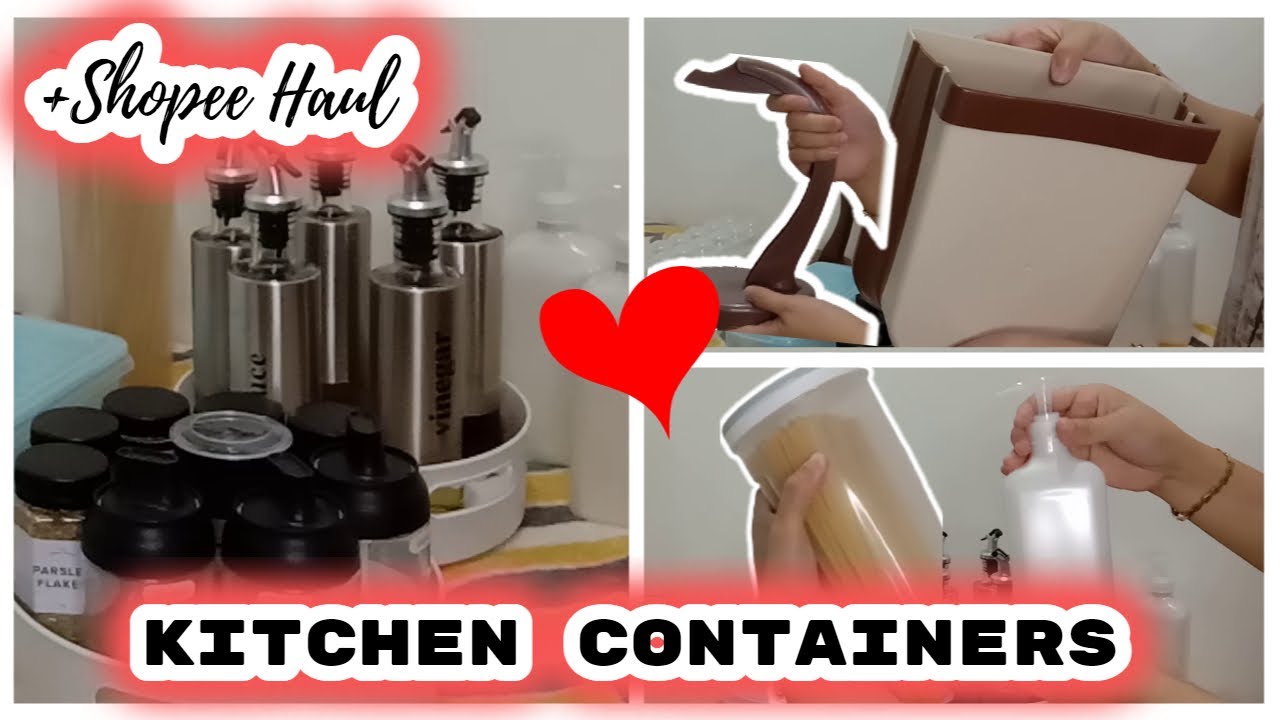 Kitchen Containers and Tools Below 100 | Shopee Haul | Part 2 - YouTube