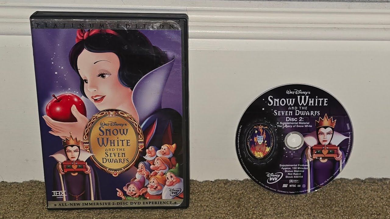 Snow White & The Seven Dwarfs USA DVD 2 Walkthrough (2001) - YouTube
