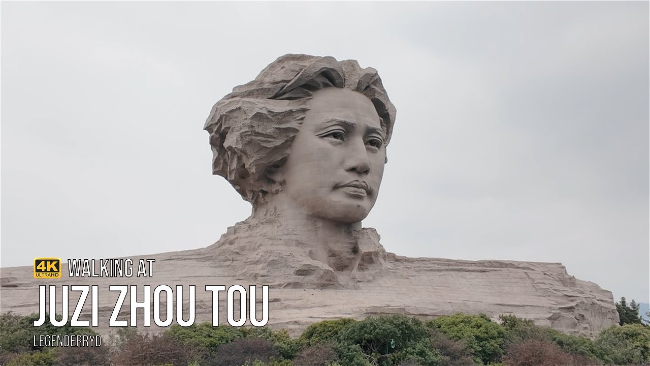 WALKING AT JUZI ZHOU TOU - 4K - 行走橘子洲头 - YouTube