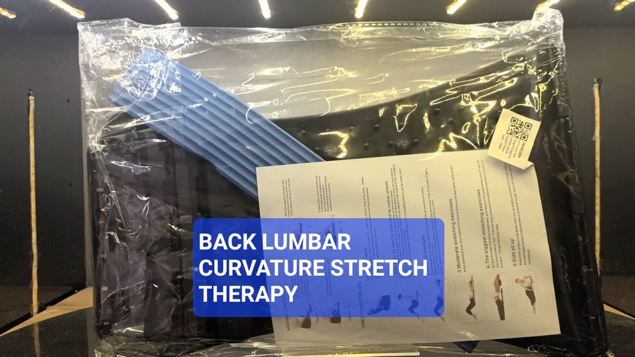 DISPLAY NO 424 : BACK LUMBAR CURVATURE STRETCH THERAPY #lumbar#back# ...