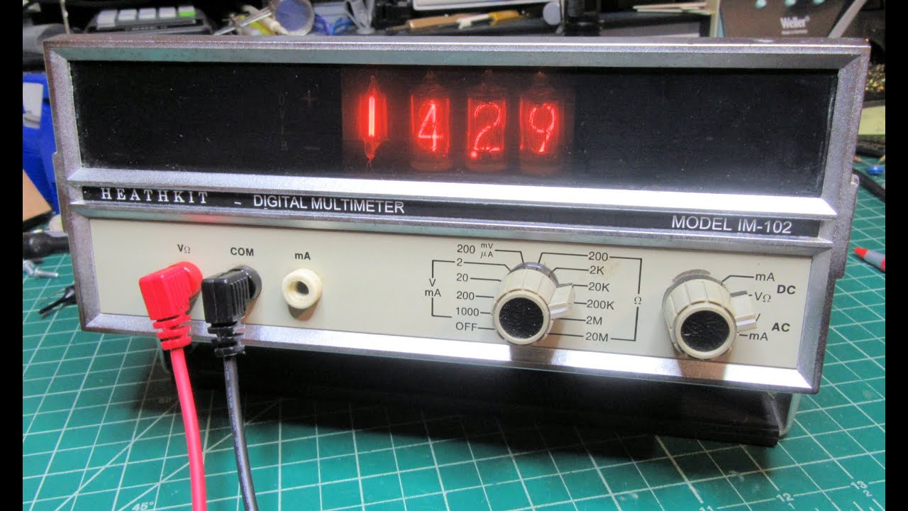 Heathkit IM-102 Digital Multimeter: History, Restoration, Demonstration ...