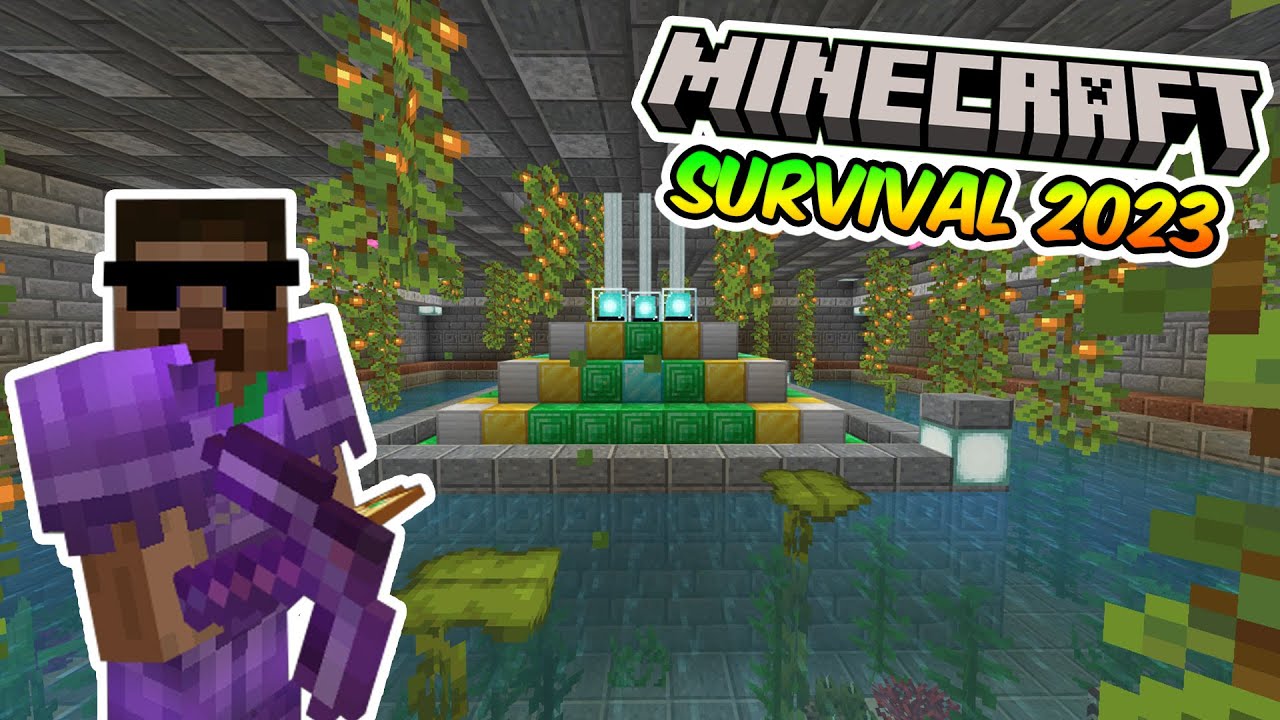 Building A Beautiful Beacon Room | Minecraft Survival - YouTube